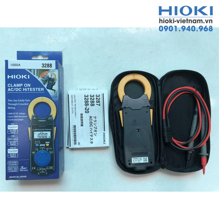 Ampe Kìm Đo Dòng AC/DC 1000A Hioki 3288-20 (True RMS) | Hioki VietNam Nhà phân phối Hioki Việt ...